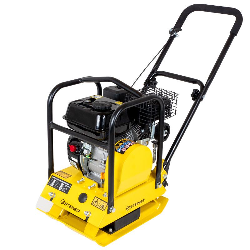 Plaque Vibrante de Compactage 15kN 196cc 450X350mm STEINER
