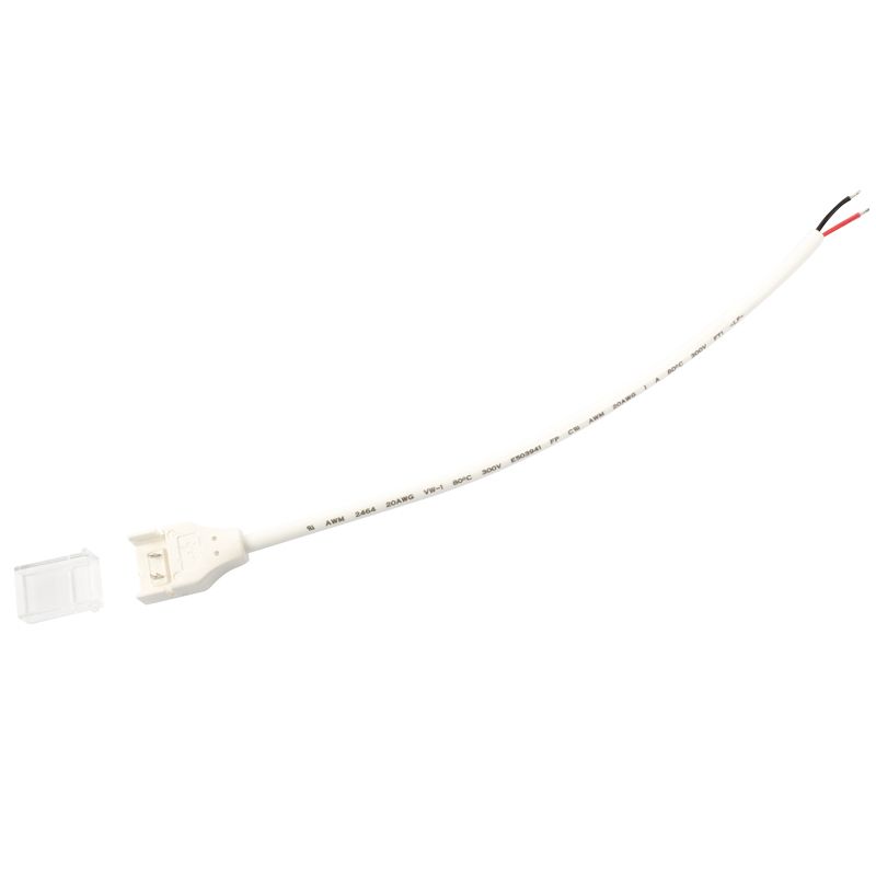 Connecteur d’alimentation à câbles pour Ruban Led COB 24V IP65 10mm réf ...